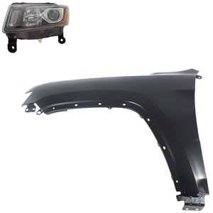 Jeep Grand Cherokee Headlight Assembly Replacement (Driver & Passenger ...