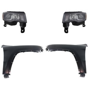 Jeep Grand Cherokee Headlight Assembly Replacement (Driver & Passenger ...