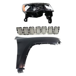 Jeep Grand Cherokee Headlight Assembly Replacement (Driver & Passenger ...
