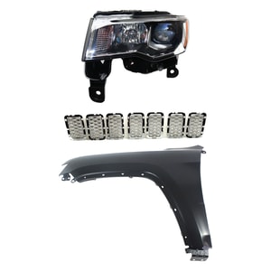 Jeep Grand Cherokee Headlight Assembly Replacement (Driver & Passenger ...
