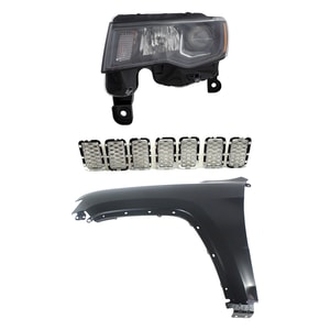 Jeep Grand Cherokee Headlight Assembly Replacement (Driver & Passenger ...