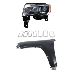 Jeep Grand Cherokee Headlight Assembly Replacement (Driver & Passenger ...