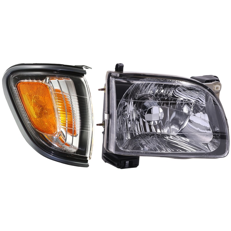 Headlight Assembly for Toyota Tacoma 2001-2004, Right (Passenger) Side ...