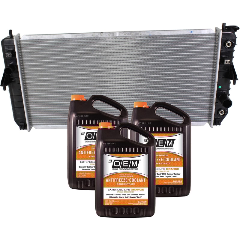 Radiator for 2000-2005 Bonneville/LeSabre, 4-Piece Kit with Coolant ...