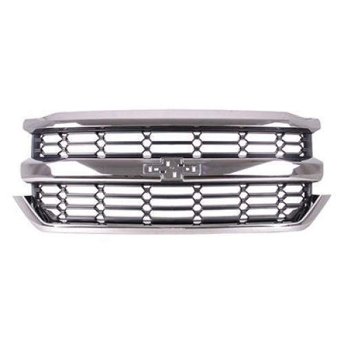 2016 - 2019 Chevrolet (Chevy) Silverado 1500 Grille (GM1200753) | Go-Parts