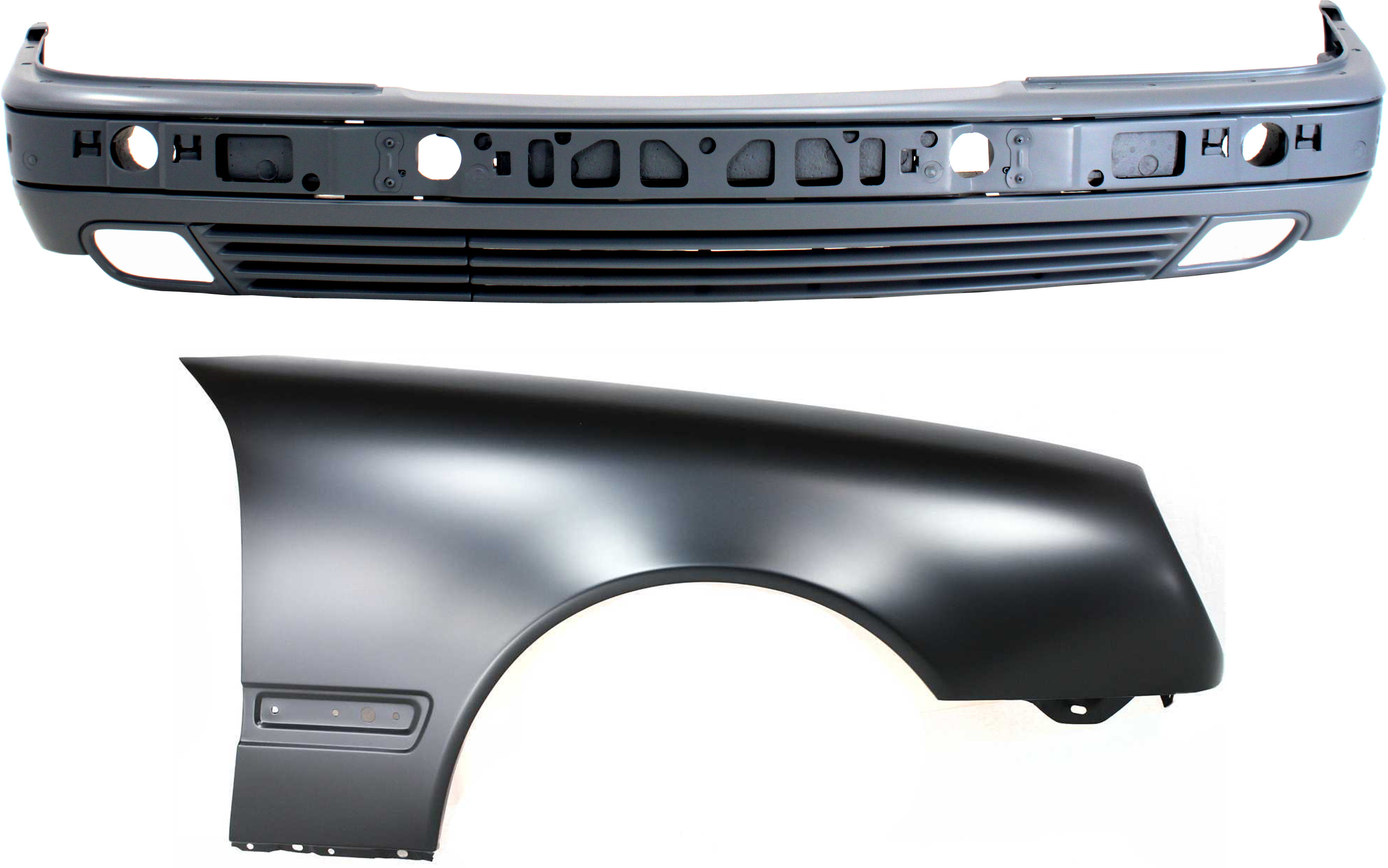 Front Bumper Cover Assembly for Mercedes-Benz E-Class Sedan 1996-1999 ...