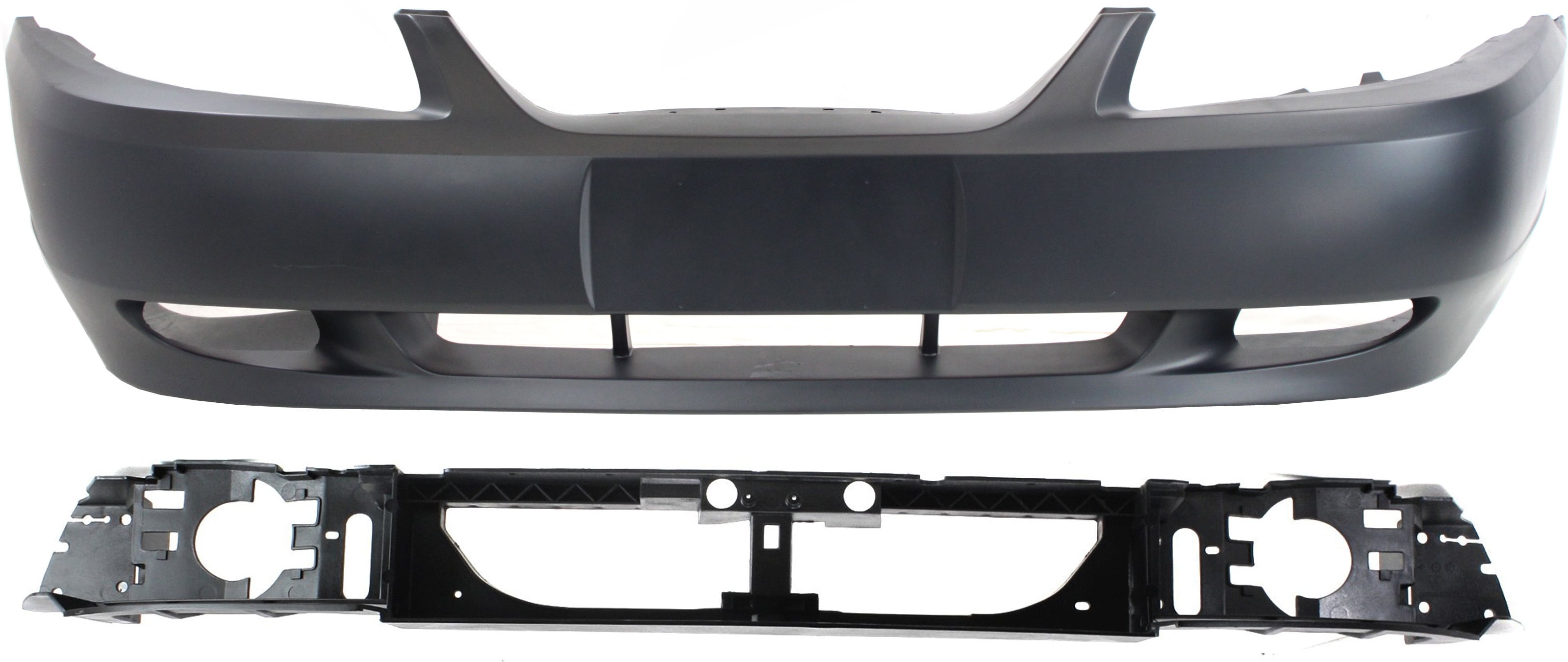 Front Bumper Cover Assembly for Ford Mustang 1999-2004, 2-Piece Kit ...