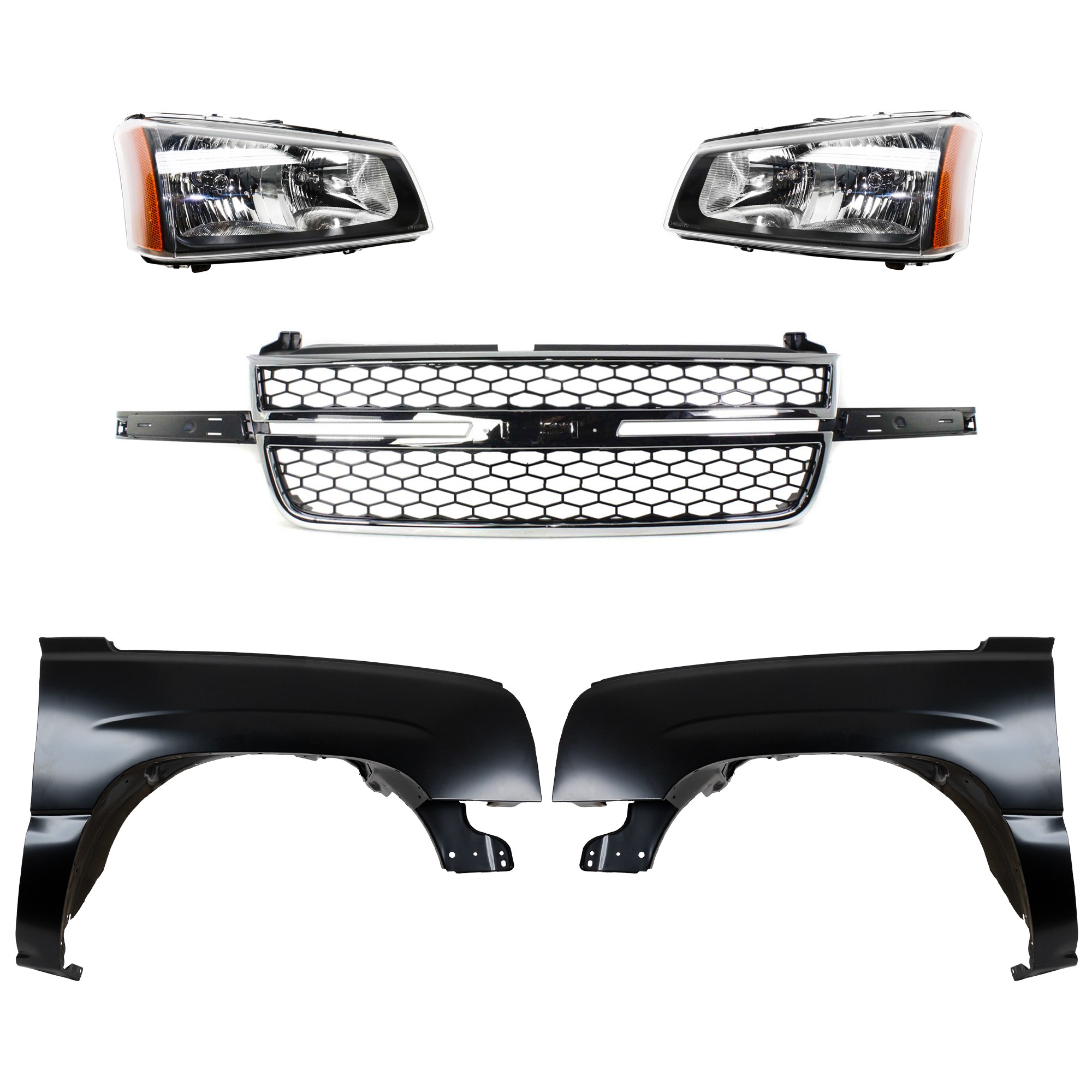 Front Fender Right (Passenger) and Left (Driver) for Chevrolet ...