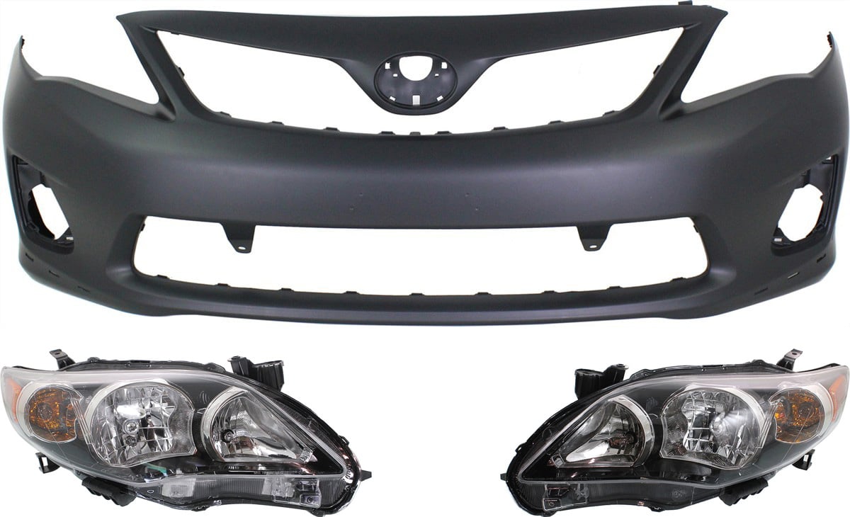 Headlight Assembly Kit for 2011-2013 Toyota Corolla, Right (Passenger ...