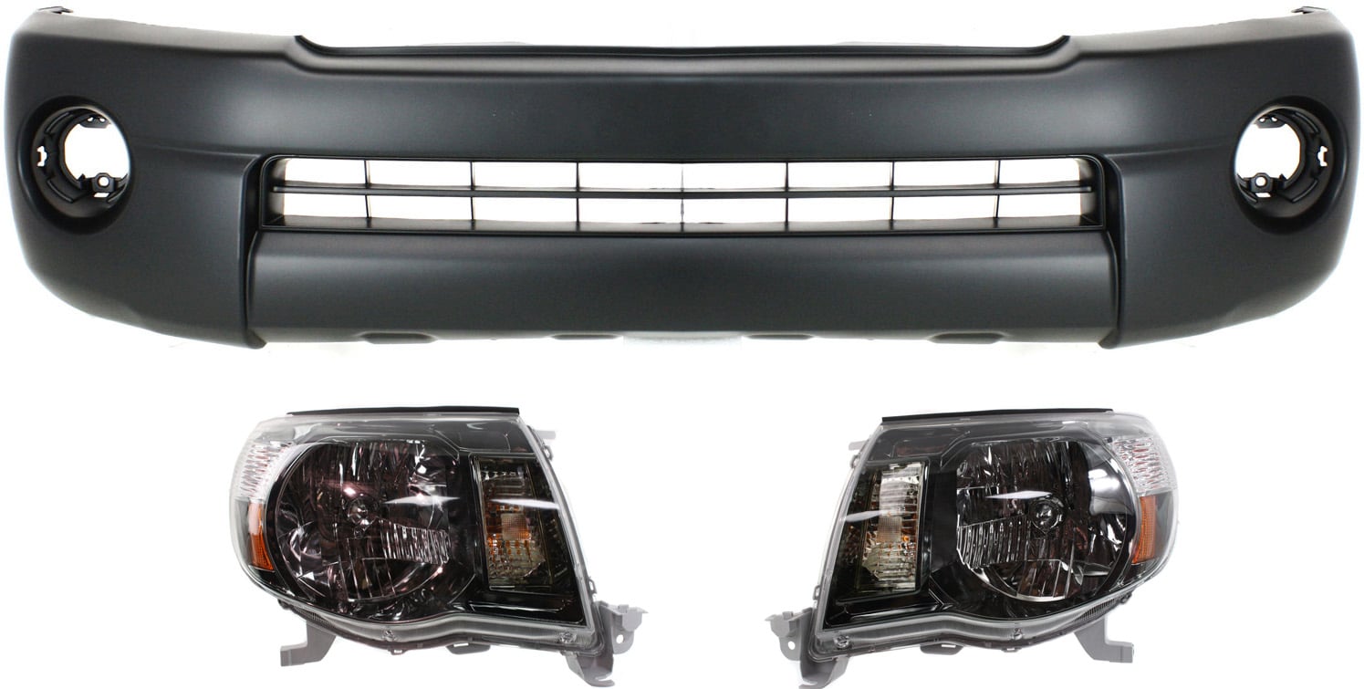 Headlight Assembly Kit for Toyota Tacoma 2005-2011, Right (Passenger ...