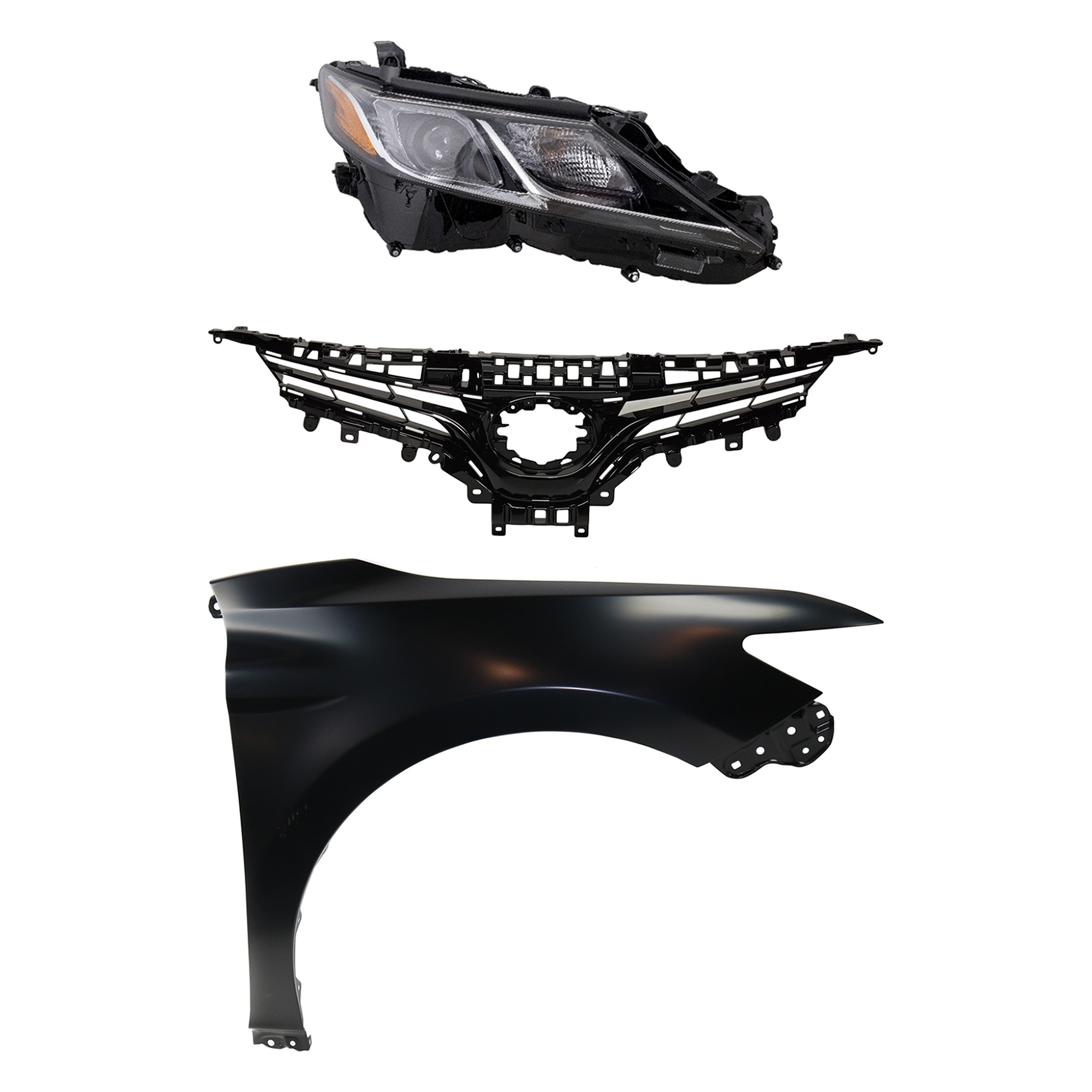 Headlight Assembly Kit for 2018-2019 Toyota Camry Right (Passenger ...