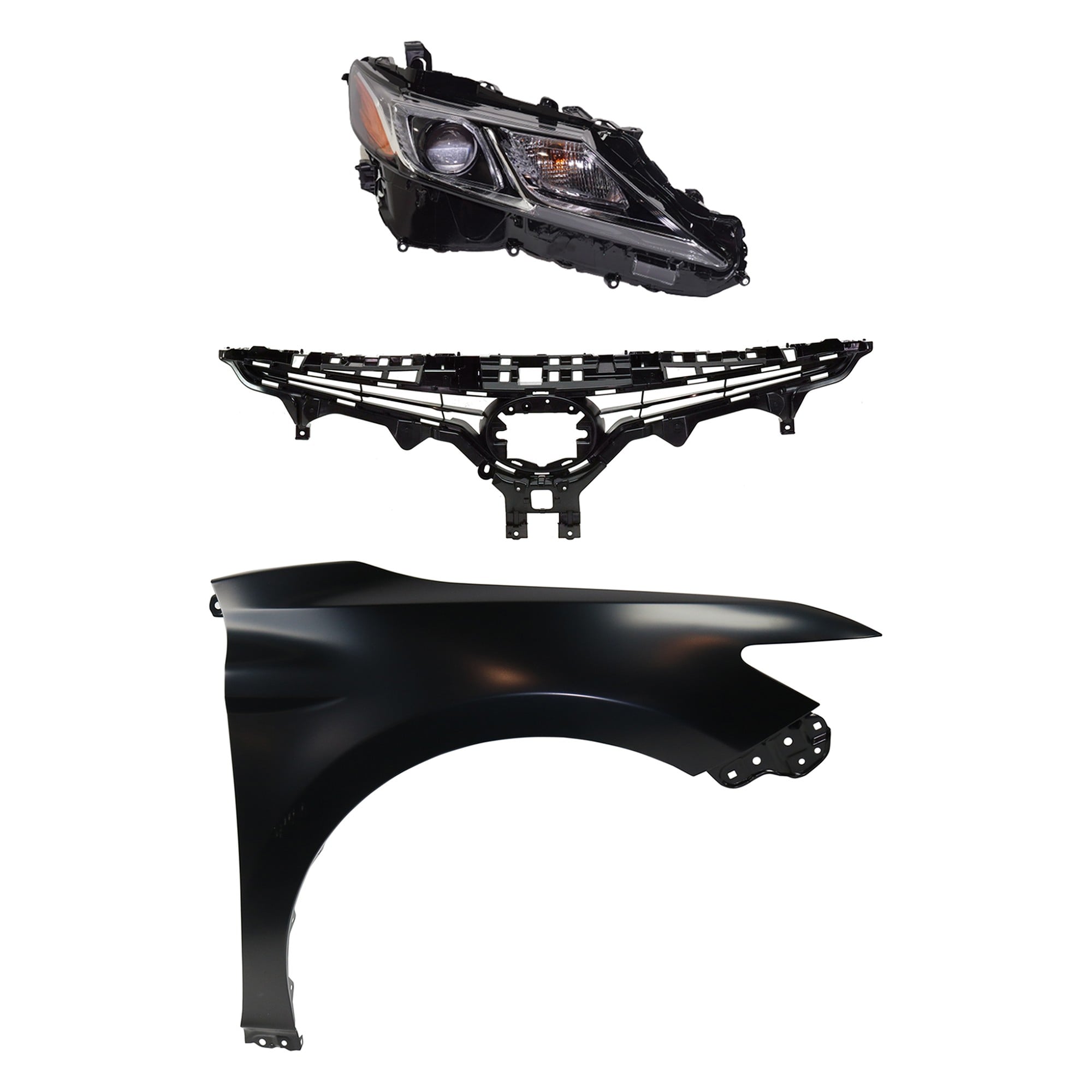 Headlight Assembly for Toyota Camry 2019-2020 Right (Passenger ...