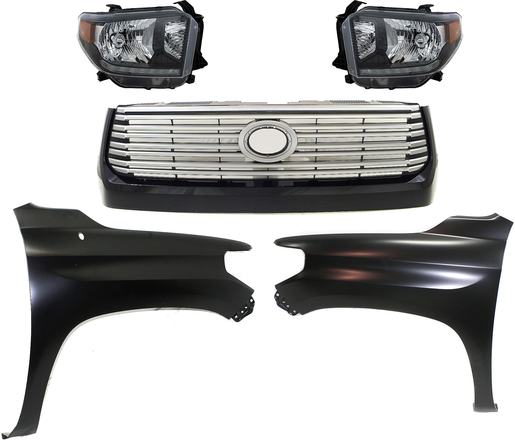 Headlight Kit for Toyota Tundra 2014-2017 Right (Passenger) and Left ...