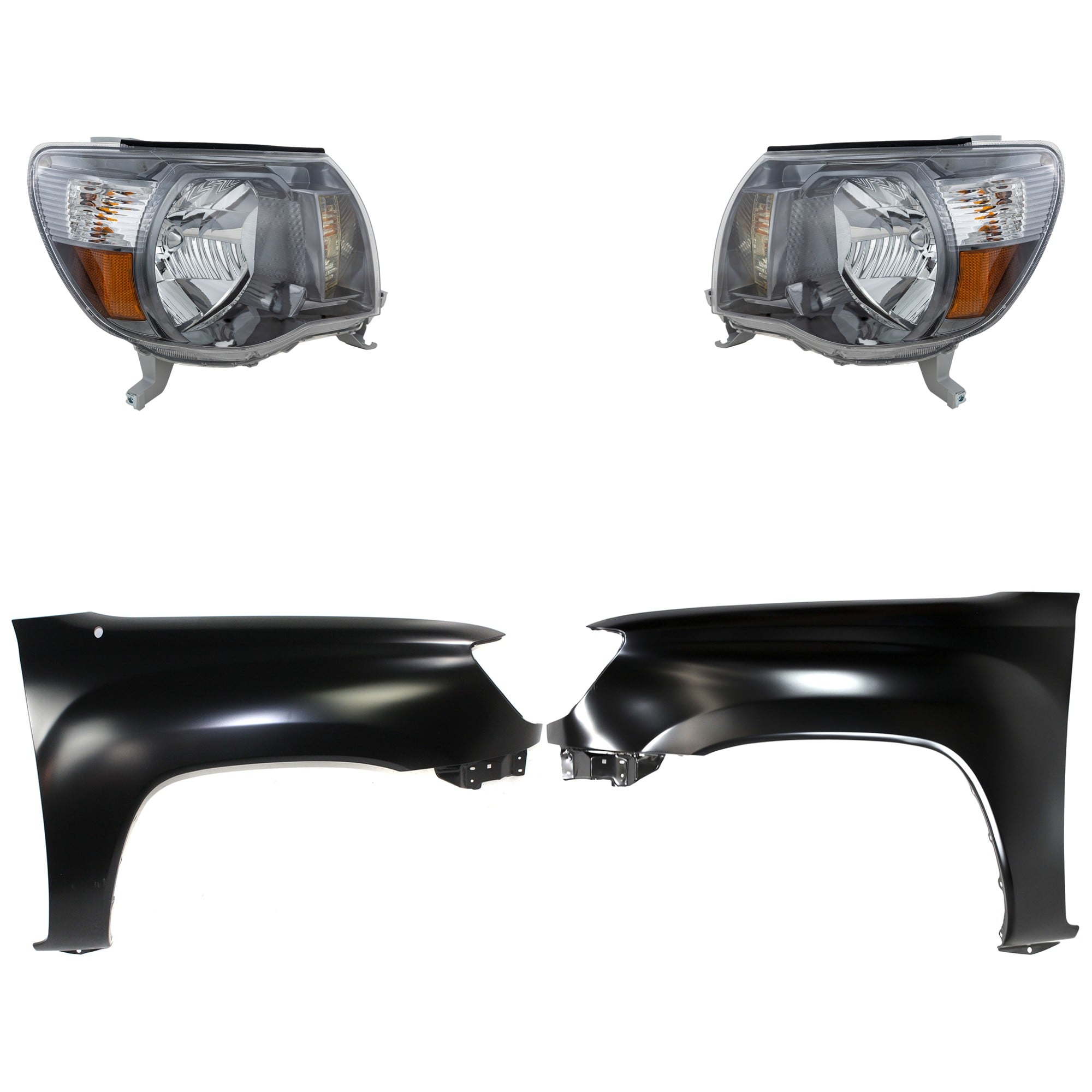 Headlight Assembly Kit for Toyota Tacoma 2005-2008, Right (Passenger ...