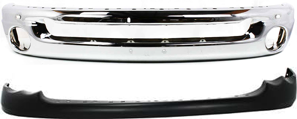 Front Bumper for 2002-2005 Dodge Ram Full Size Pickup, 2-Piece Kit with ...