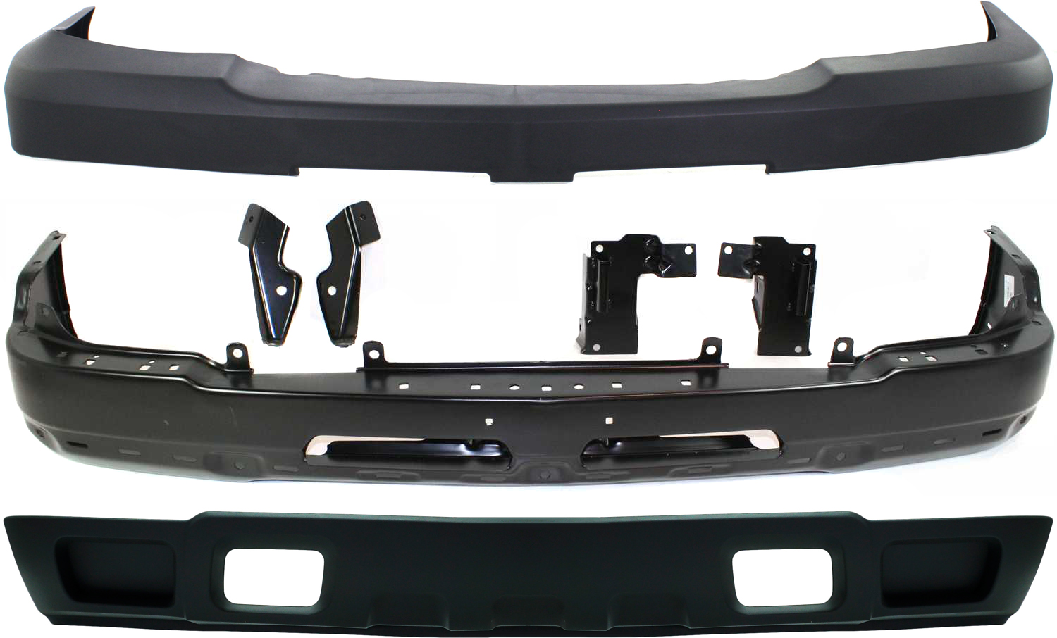 Front Bumper Cover Kit for 2003-2007 Chevrolet Silverado 2500 HD/3500 ...