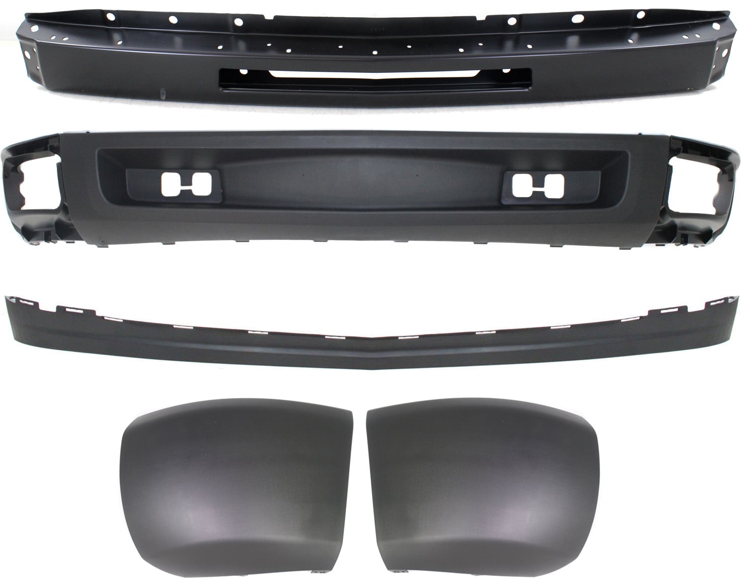 Front Bumper Replacement Kit for Chevrolet Silverado 1500 2009-2013, 5 ...
