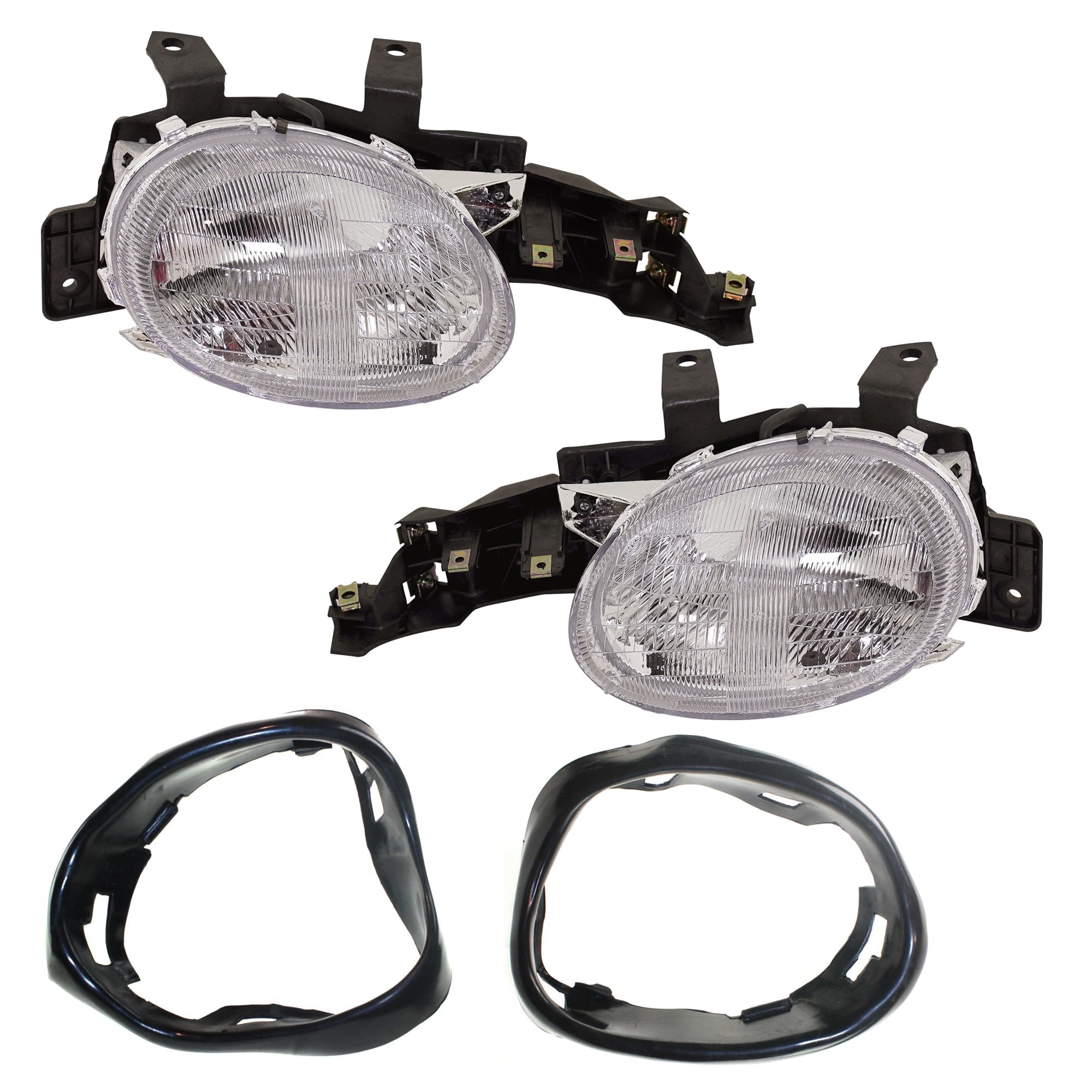 Headlight Kit for Dodge Neon 1995-1999, Right (Passenger) and Left ...