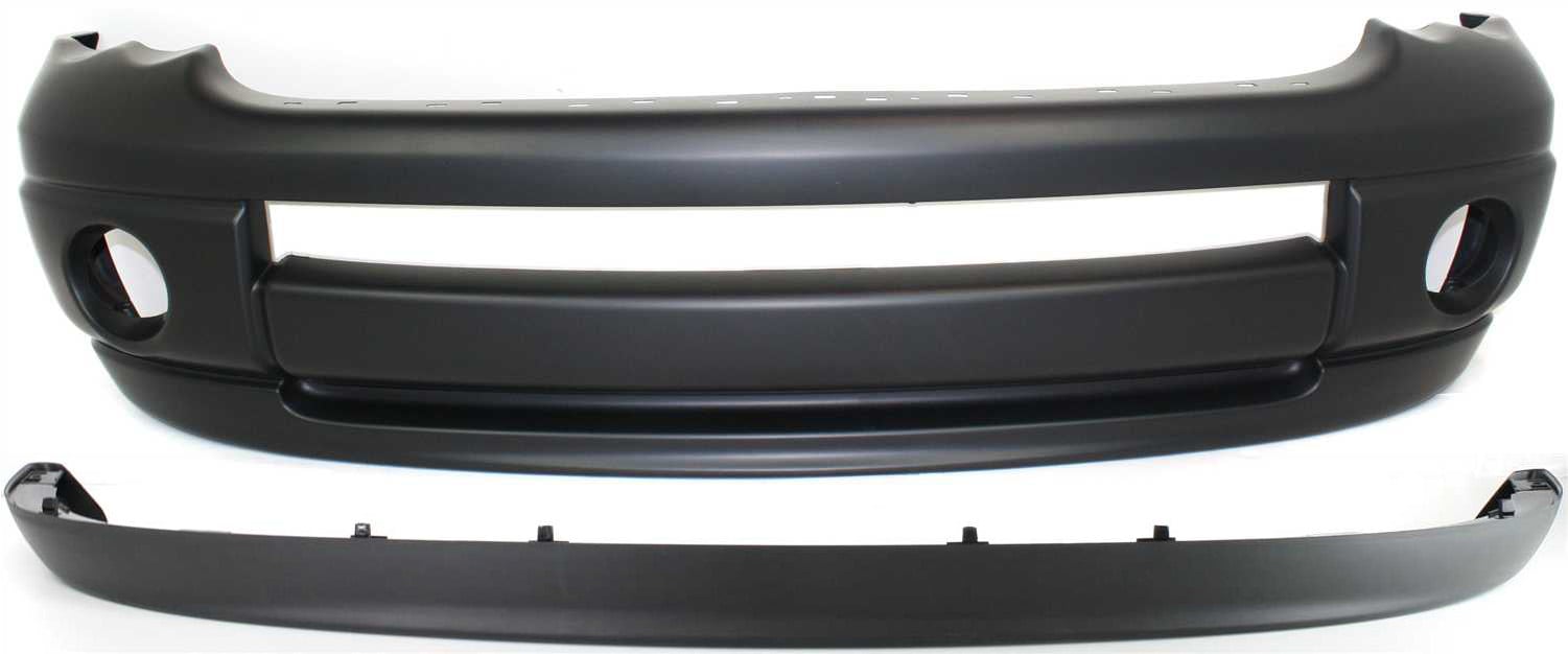 Front Bumper Cover for 2002-2005 Dodge Ram Full Size Pickup, 2-Piece ...