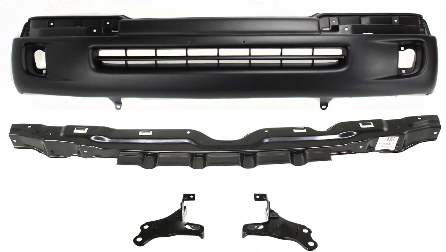 Front Bumper Cover for 1998-2000 Toyota Tacoma, 4-Piece Kit with Bumper ...