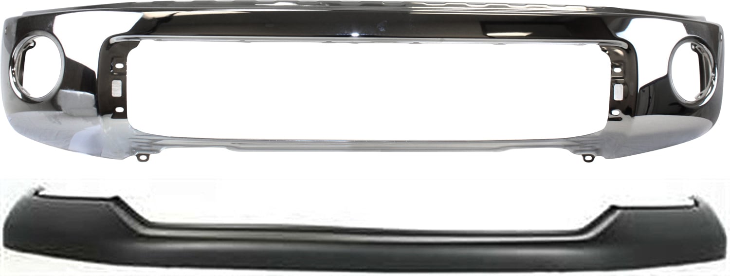 Front Bumper and Bumper Cover for Toyota Tundra 2007-2013, 2-Piece Kit ...