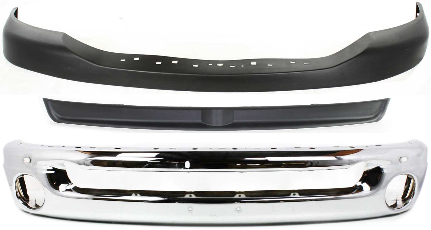 Front Bumper Cover Kit for DODGE Full Size Pickup 2006-2009, Upper ...