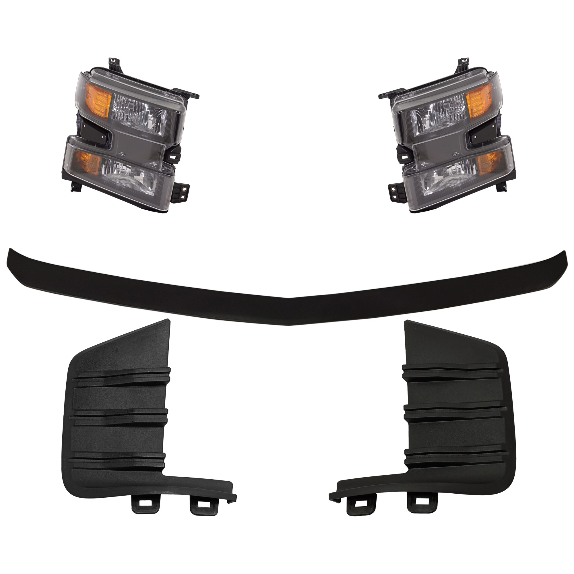 Headlight Assembly Kit for Chevrolet Silverado 1500 (2019-2021 ...