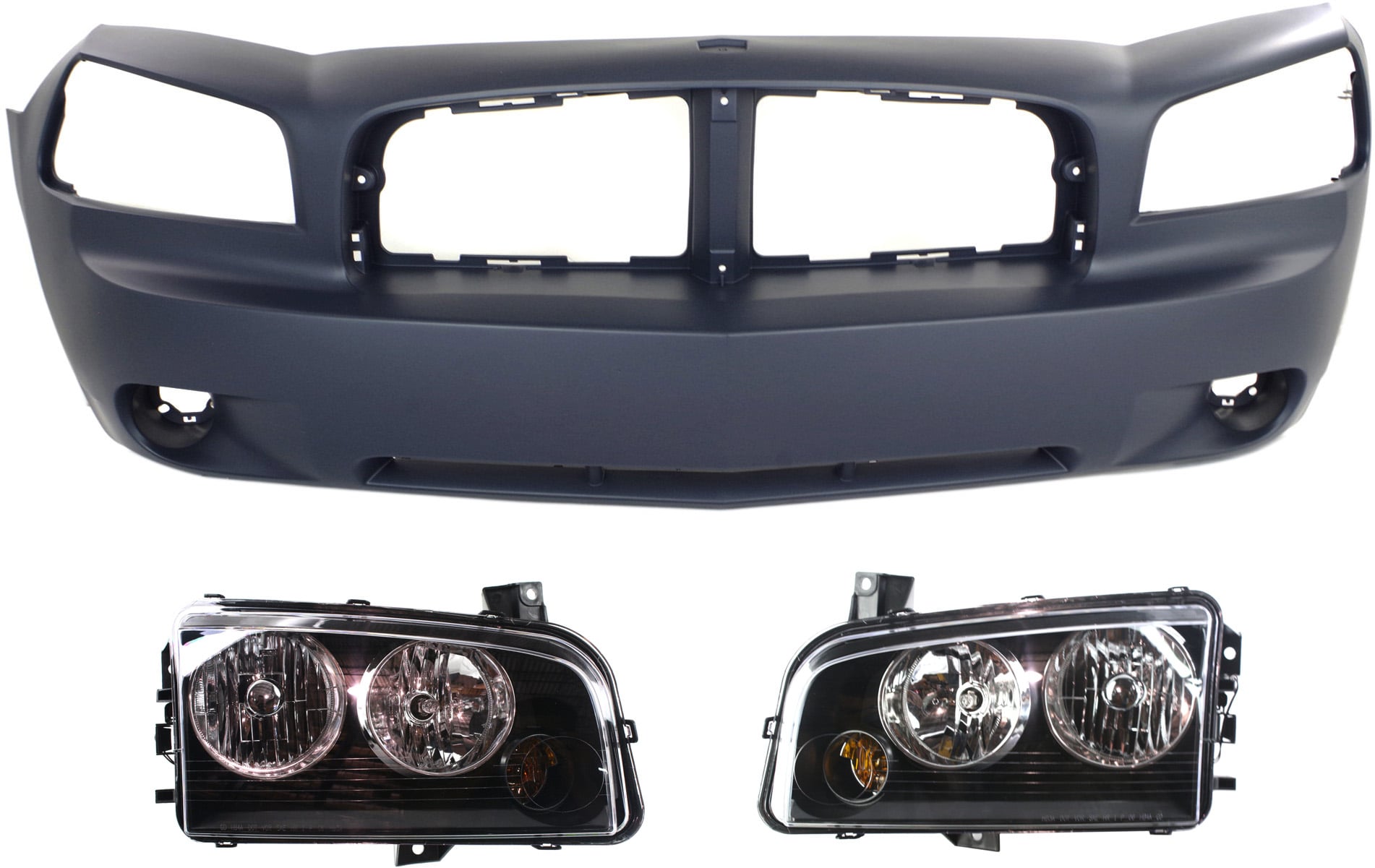 Headlight Assembly for 2006-2007 Dodge Charger, Right (Passenger) and ...