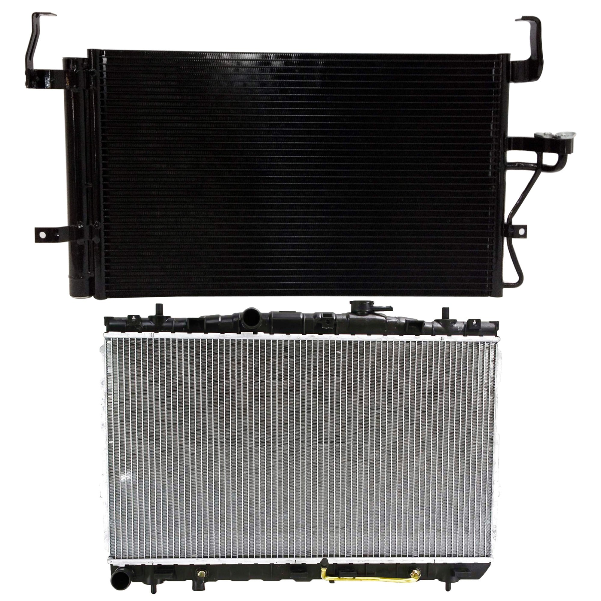 Radiator Kit for 2001-2006 Hyundai Elantra, Auto Transmission, Aluminum ...