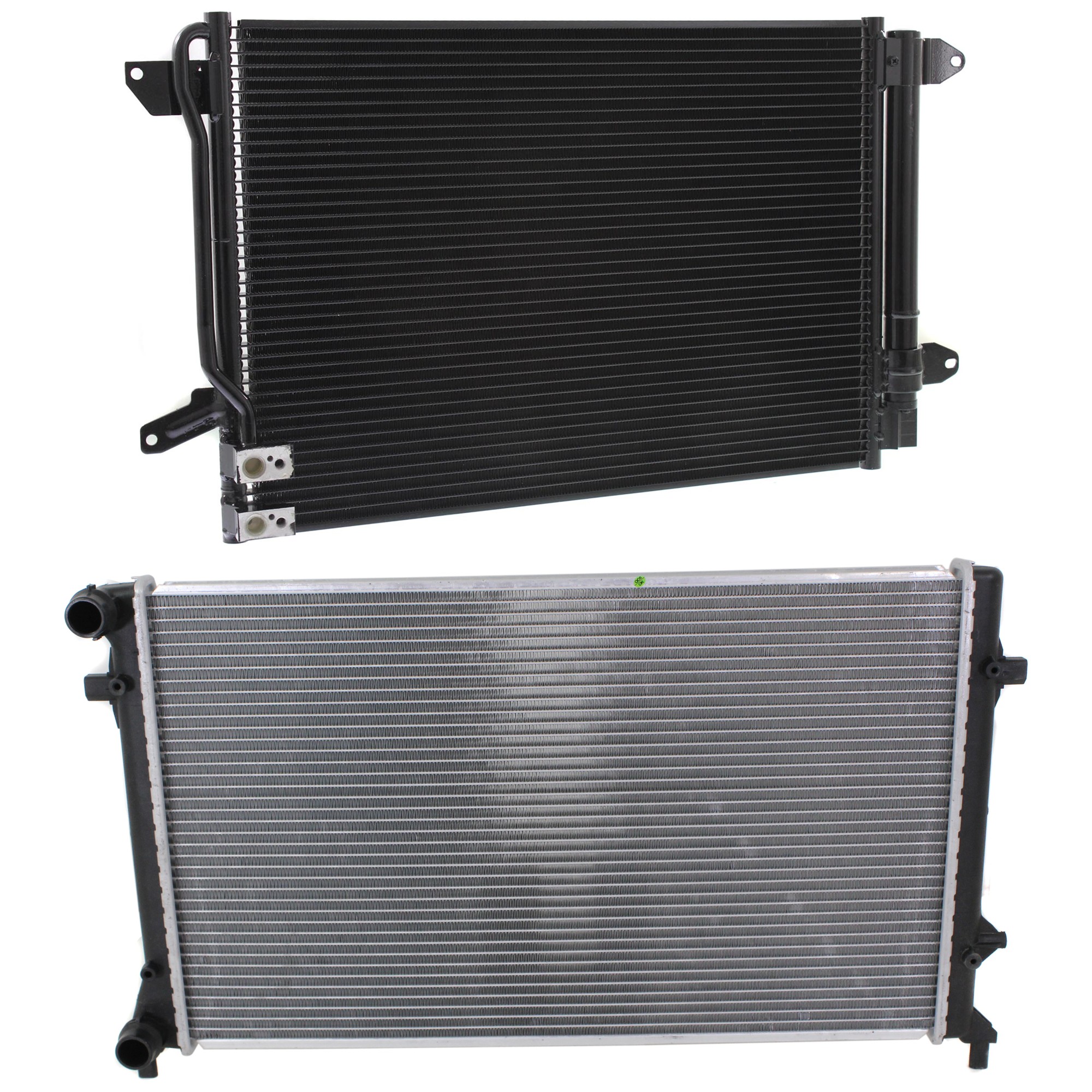 Radiator Kit for 2010-2014 Volkswagen Golf, 2011-2014 Jetta, Aluminum ...