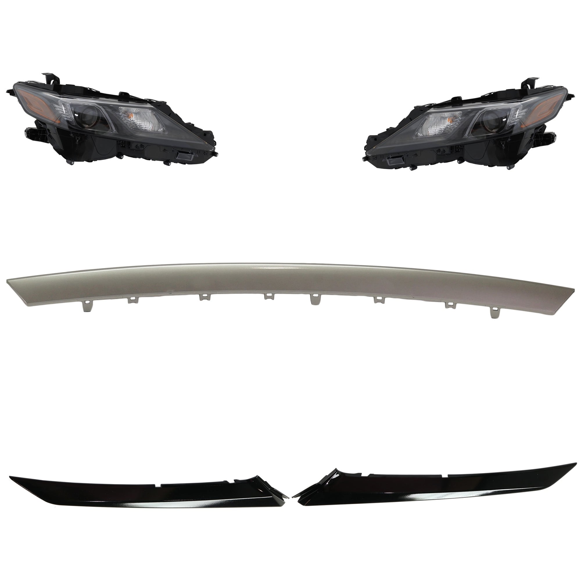 Headlight Assembly Kit for 2018-2020 Toyota Camry, Right (Passenger ...