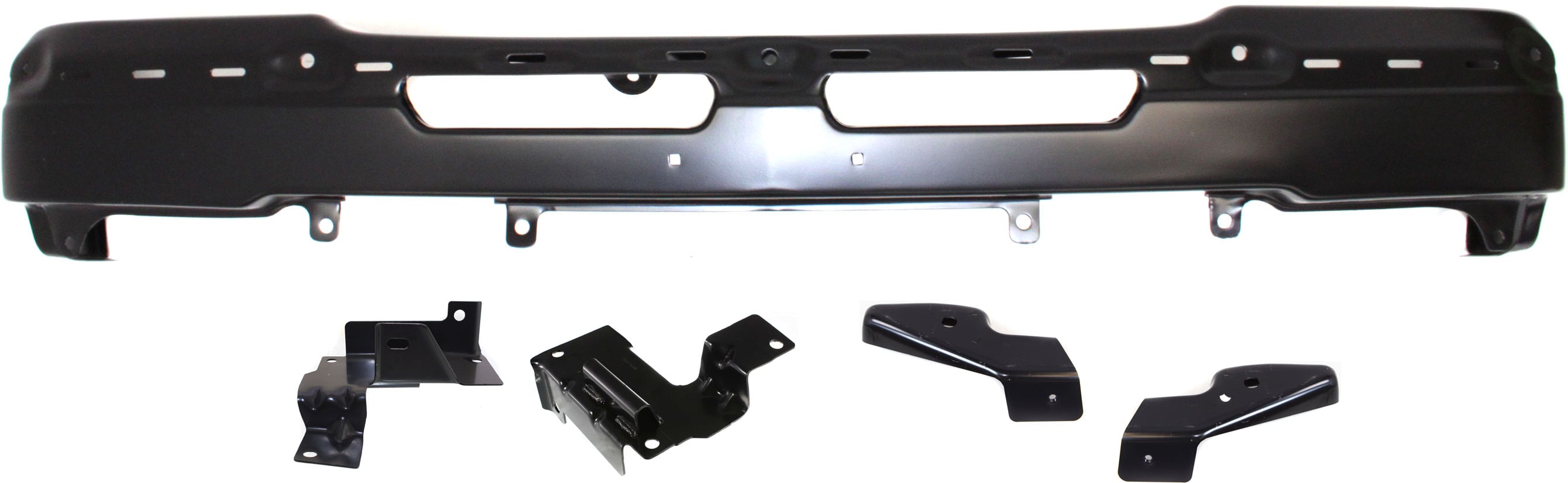 Front Bumper 5-Piece Kit for Chevrolet Silverado 2003-2007 with Bumper ...