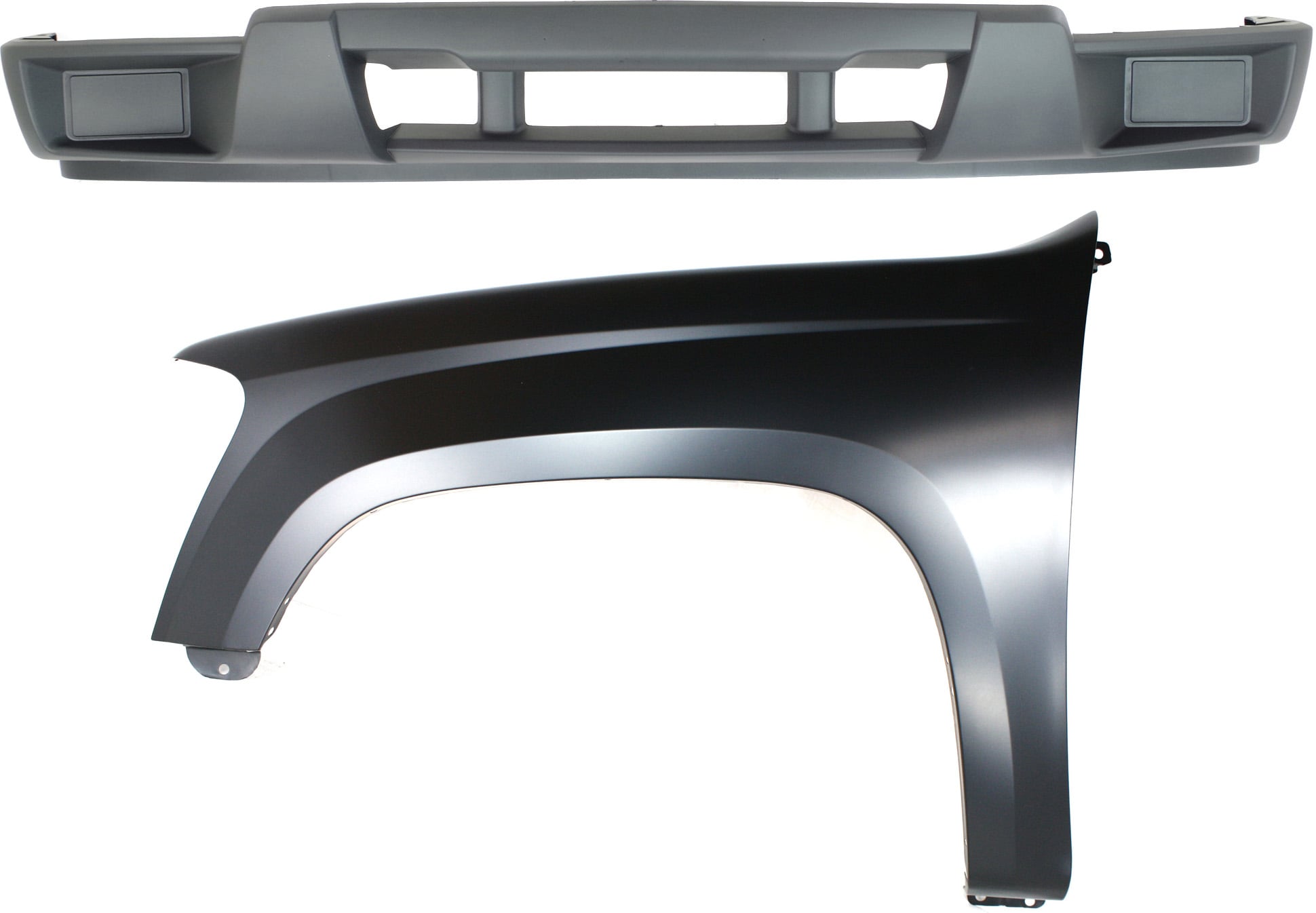 Front Fender Left (Driver) 2-Piece Kit for 2004-2012 Chevrolet Canyon ...