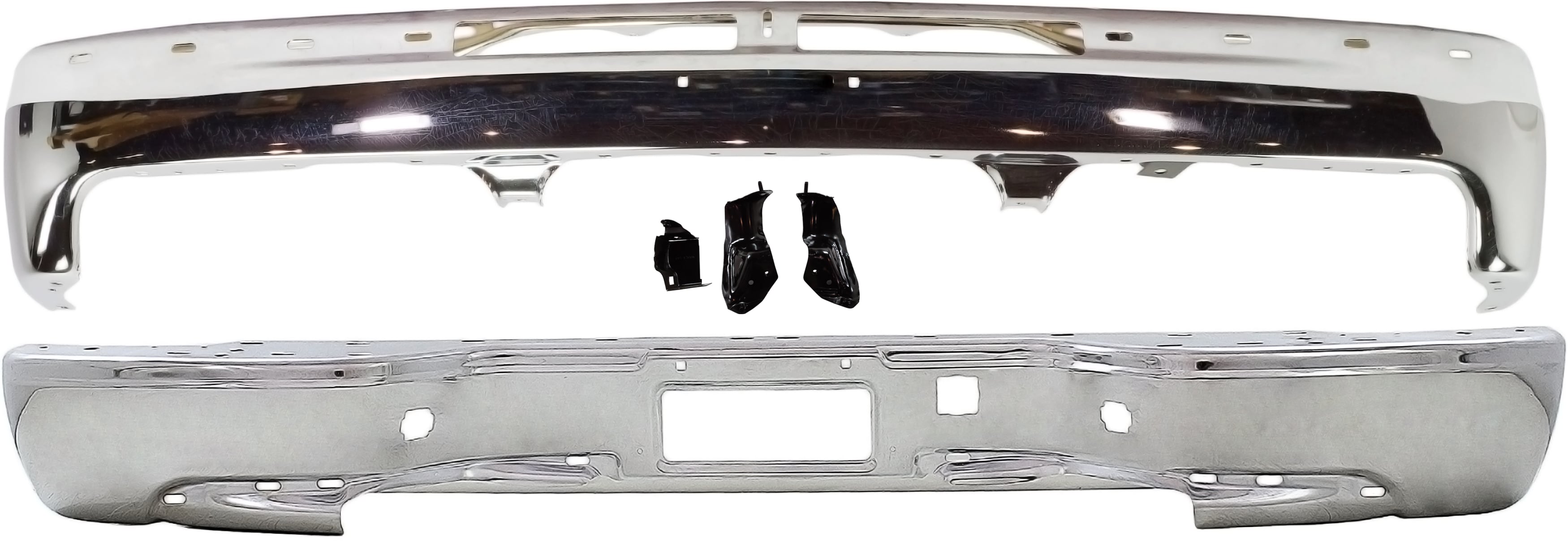 Front and Rear Bumper for Chevrolet Silverado 1500 (1999-2002) and ...