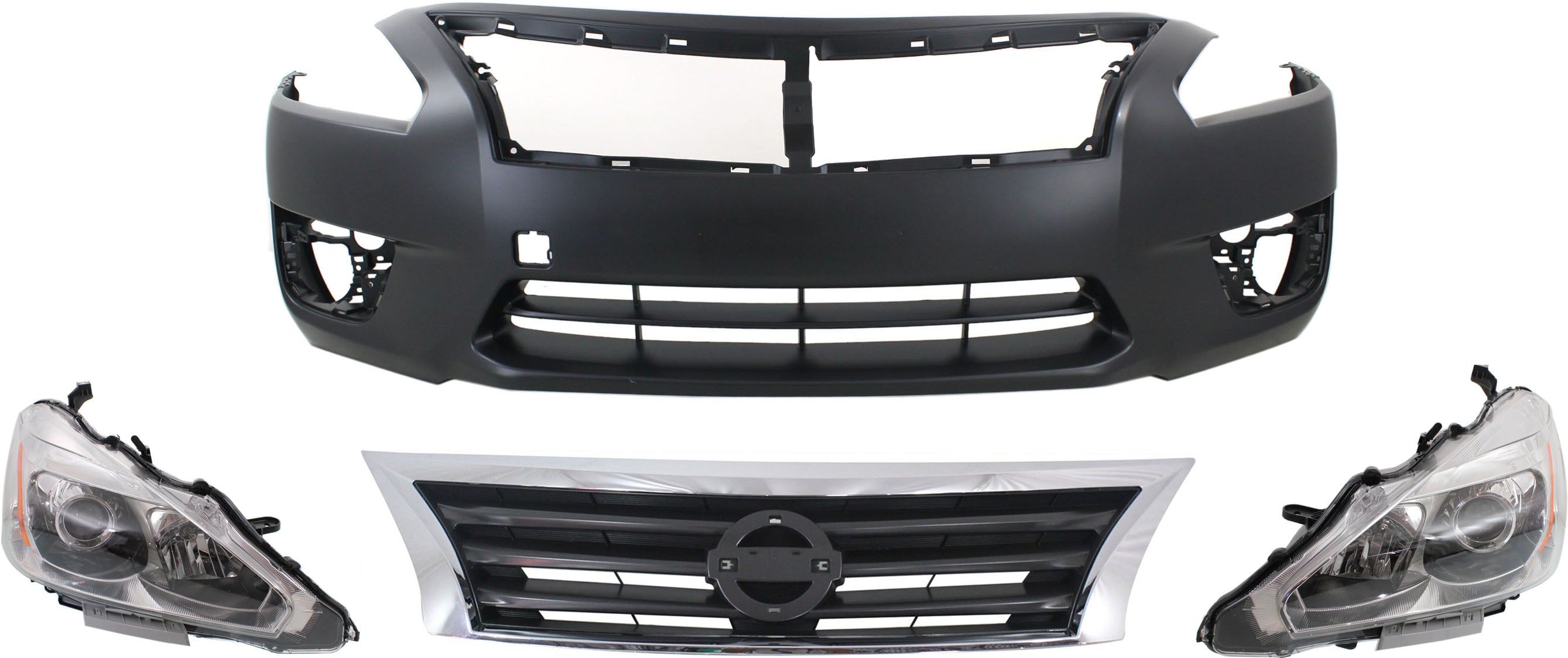 Headlight Assembly Kit for Nissan Altima 2013-2015, Right (Passenger ...