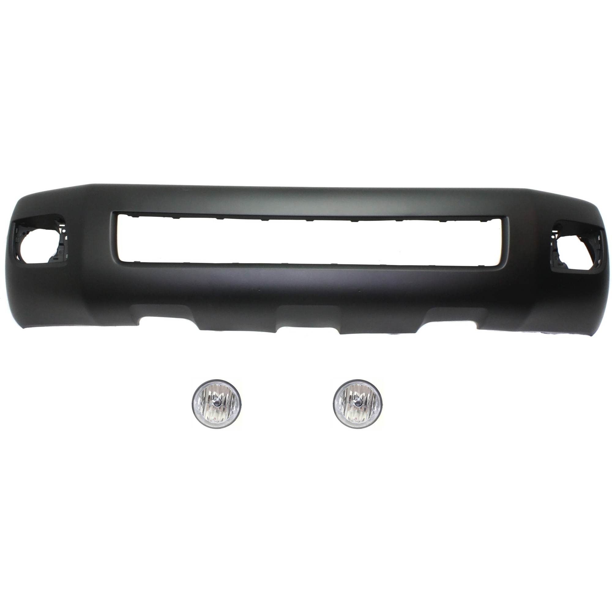 Front Bumper Cover for Toyota Tacoma 2005-2011, 3-Piece Kit with Fog ...