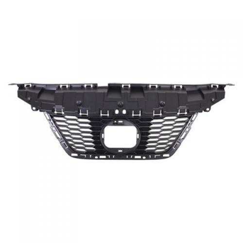 Chrome Shell/Painted Black Insert Grille for Nissan Versa 2020-2022 ...