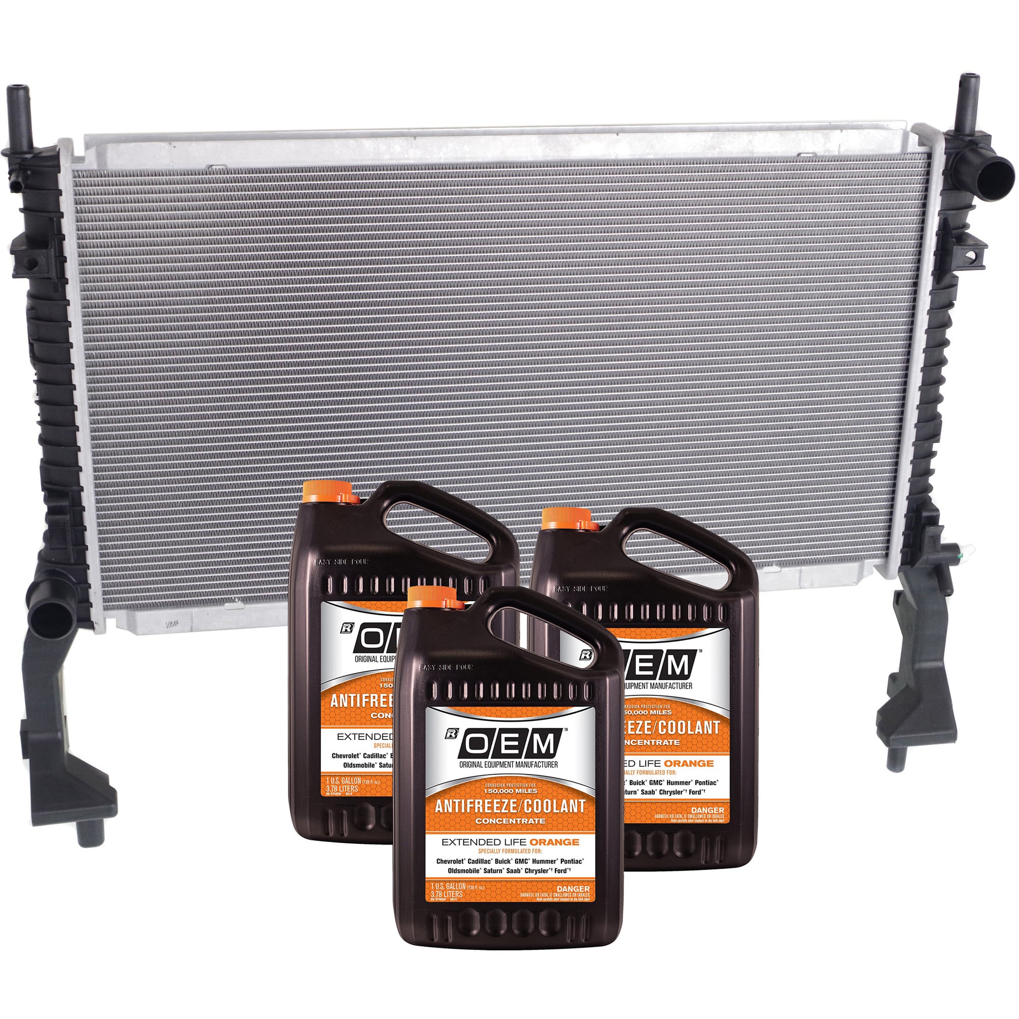 Radiator for Ford Mustang 2015-2020, 4-Piece Kit with Coolant ...