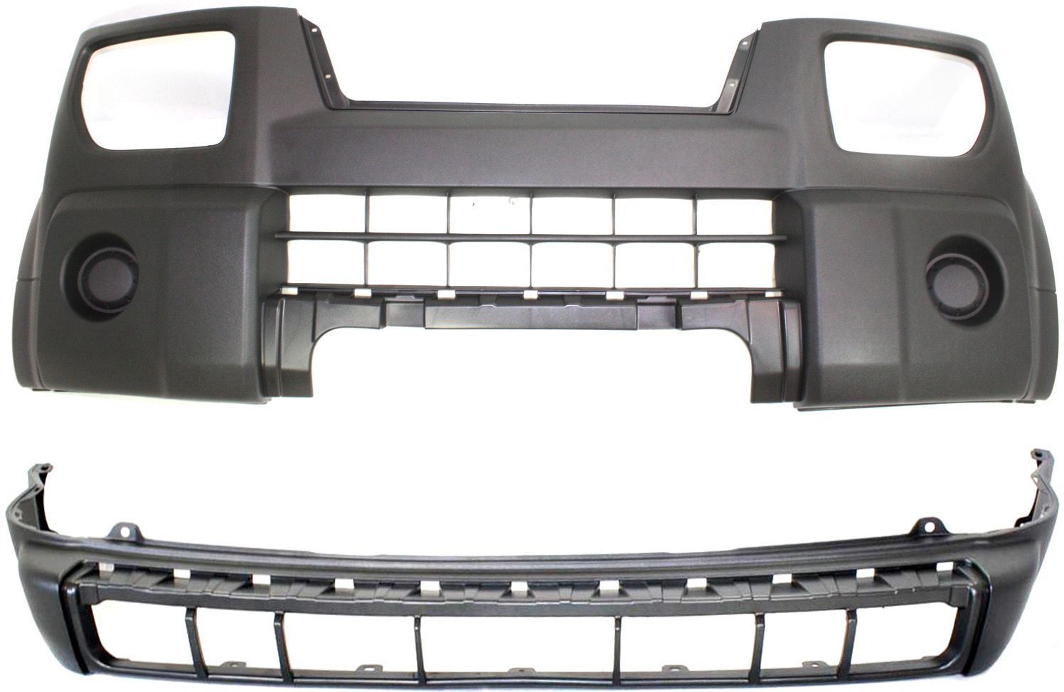 Front and Rear Bumper Cover Set for 2003-2005 Honda Element EX Model ...