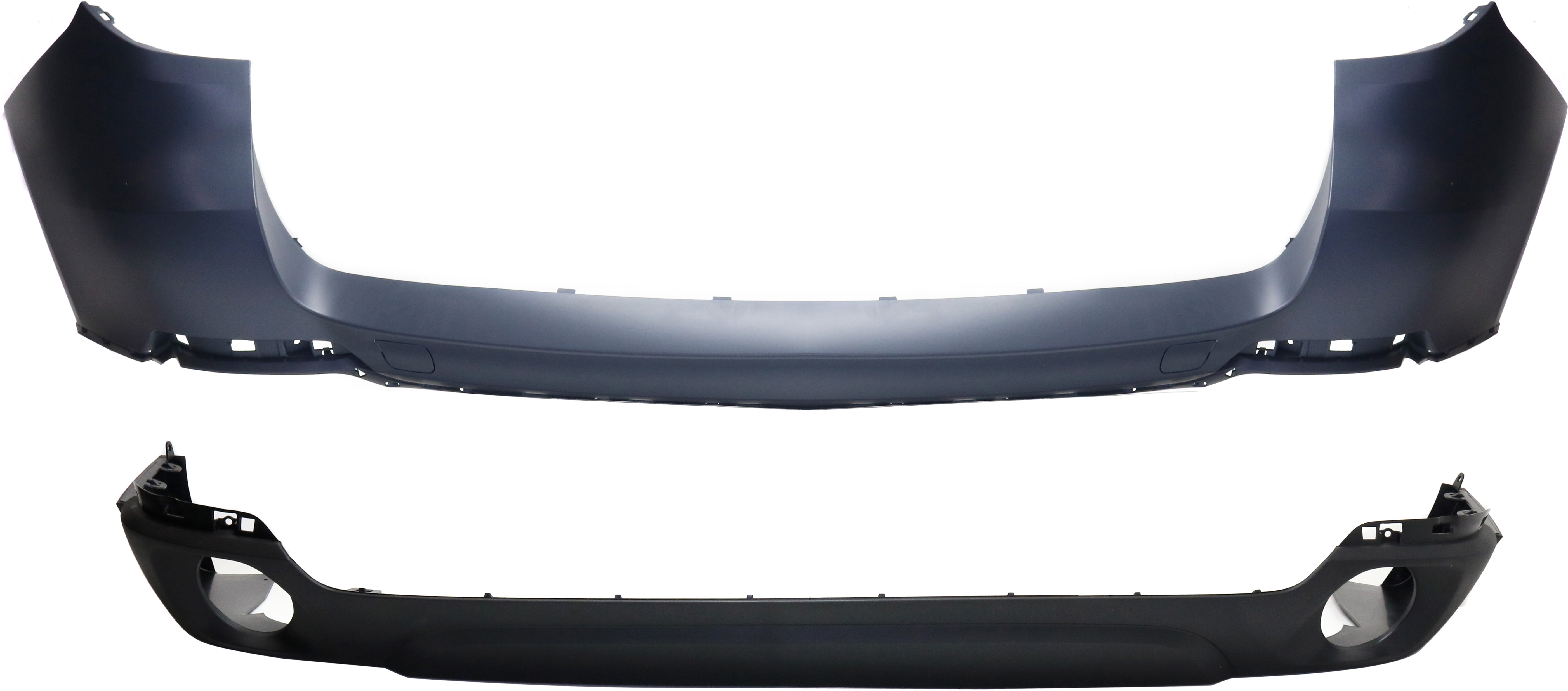 Rear Bumper Cover Set for BMW X5 2014-2018, Upper and Lower Standard ...