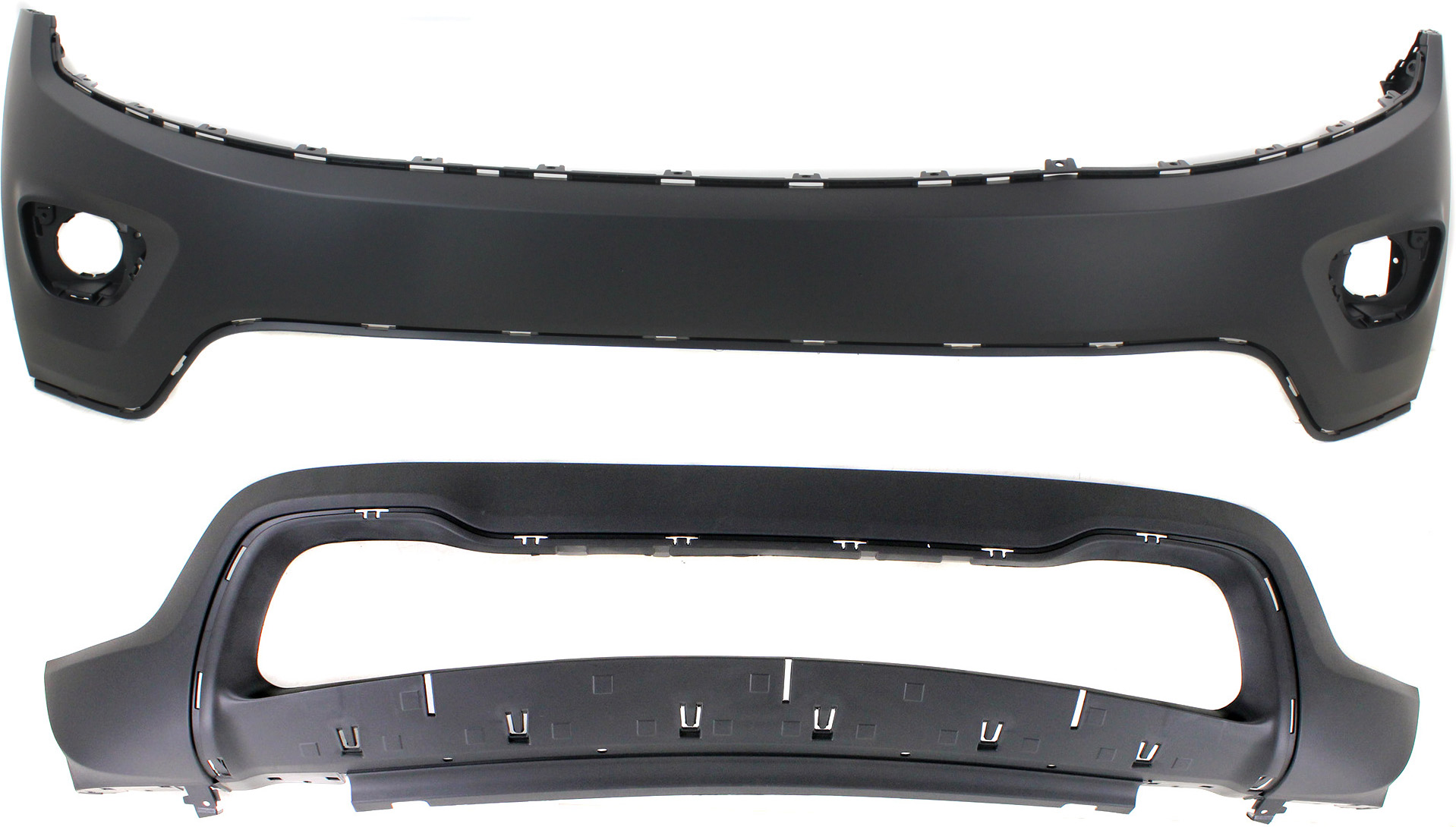 Front Bumper Cover Set for Jeep Grand Cherokee 2014-2016, Set of 2 ...