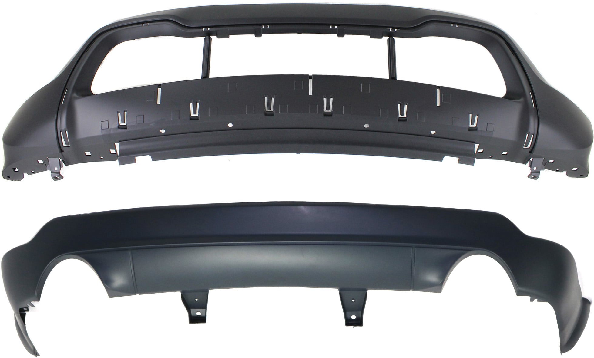 Front and Rear Bumper Cover Set for 2014-2016 Jeep Grand Cherokee ...