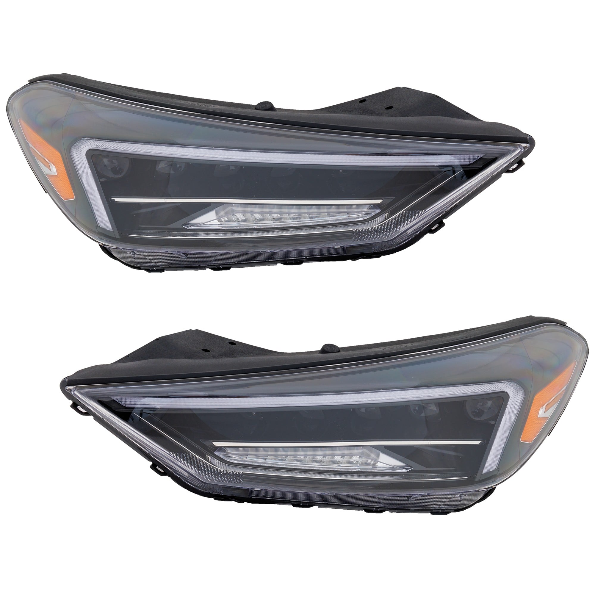 LED Headlight Assembly Pair/Set for Hyundai Tucson 2019-2021, with LED ...
