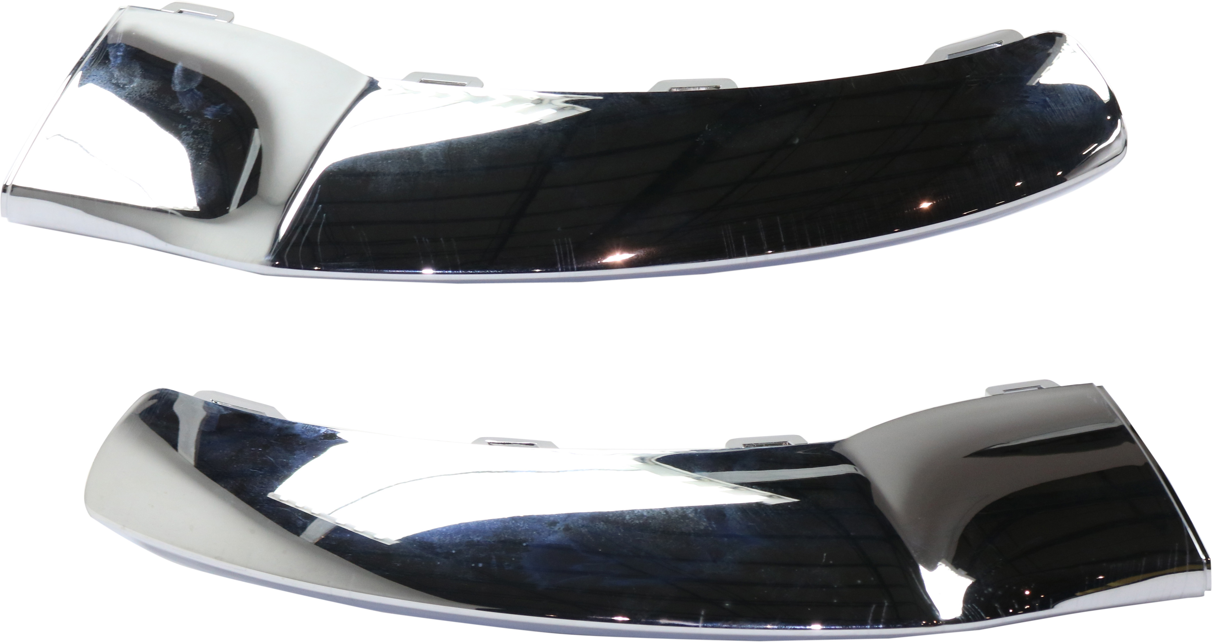 Front Bumper Molding Pair/Set for 2016-2019 Mercedes-Benz GLE/GLS-Class ...