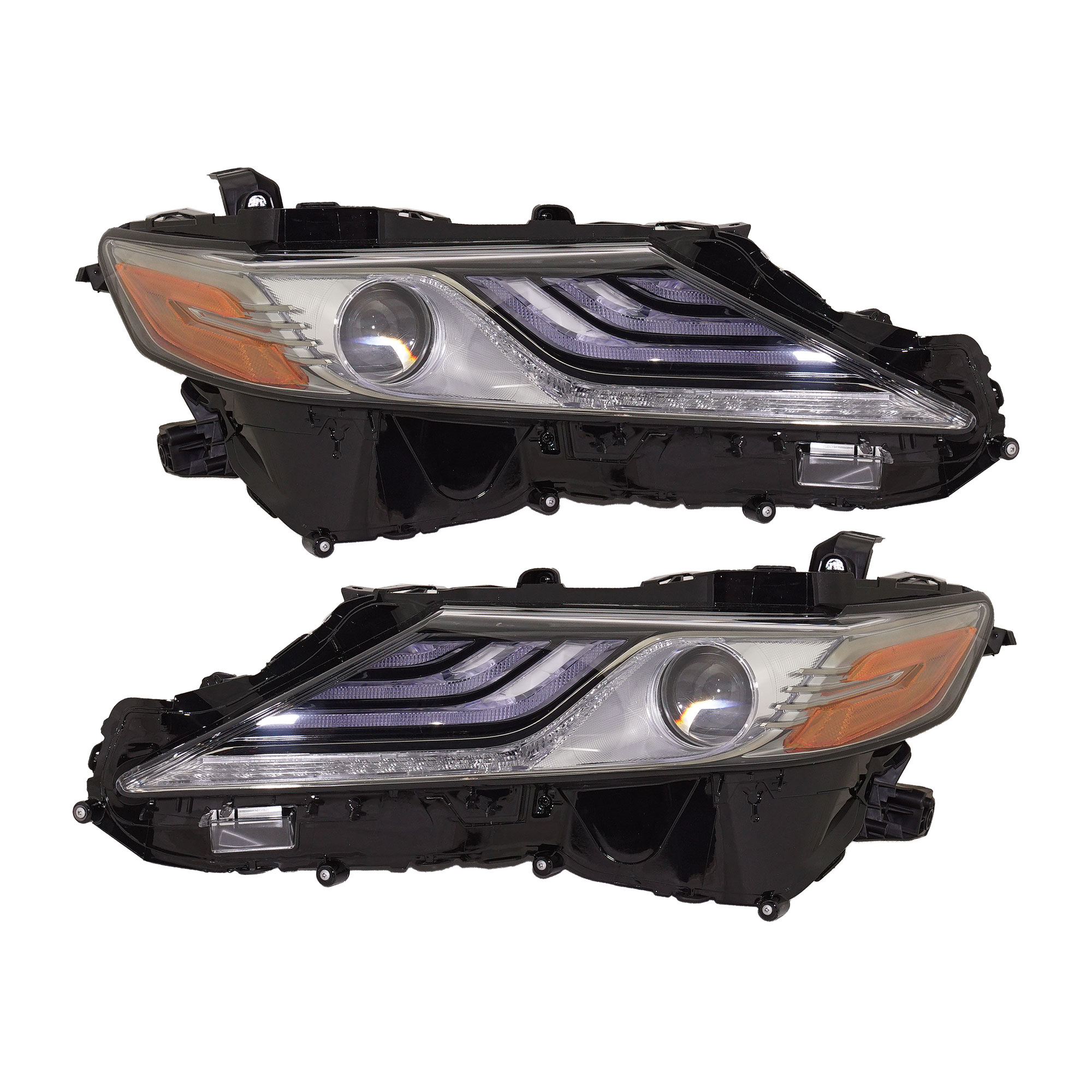 Headlight Assembly Pair/Set for 2019 Toyota Camry XSE Model with LED ...